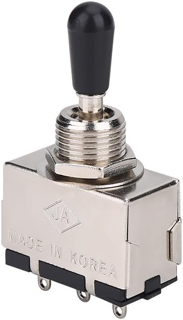 Guitar 3 Way Toggle Switch, Metal Enclosed 3 Way Selector Switch with ...
