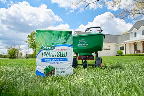 Scotts Turf Builder Grass Seed Sun And Shade Mix With Fertilizer And ...