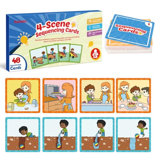 Sequencing Cards, Sequence Game for Kids, Speech Therapy Materials for ...