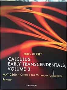 Calculus: Early Transcendentals, Volume 3: James Stewart: 9781305288645 ...