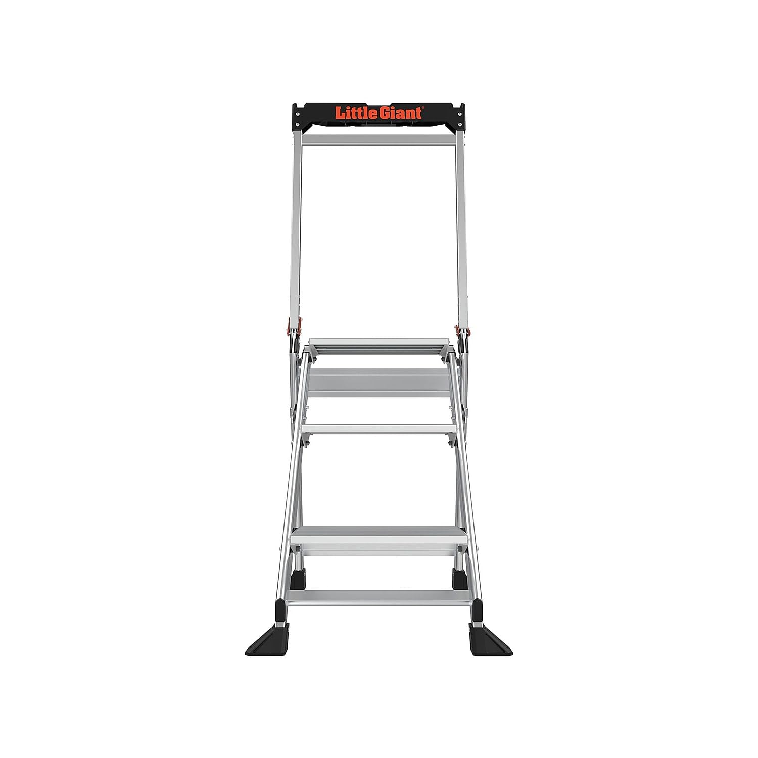 Little Giant Ladders Jumbo Step, Foldable 3-Step Stool, 2.2-Ft Aluminum ...