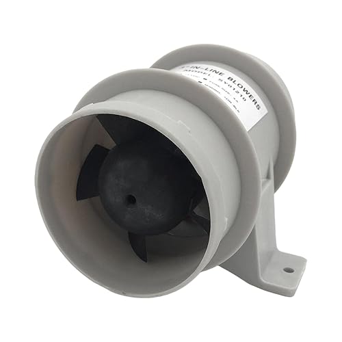 Homyl 3 inch Silent Inline Blower, 12V Quiet Air-Flow Turbo Fan for Air ...
