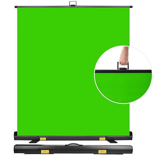 MOUNTDOG Collapsible Green Screen Backdrop, 1.52x2M Chromakey ...