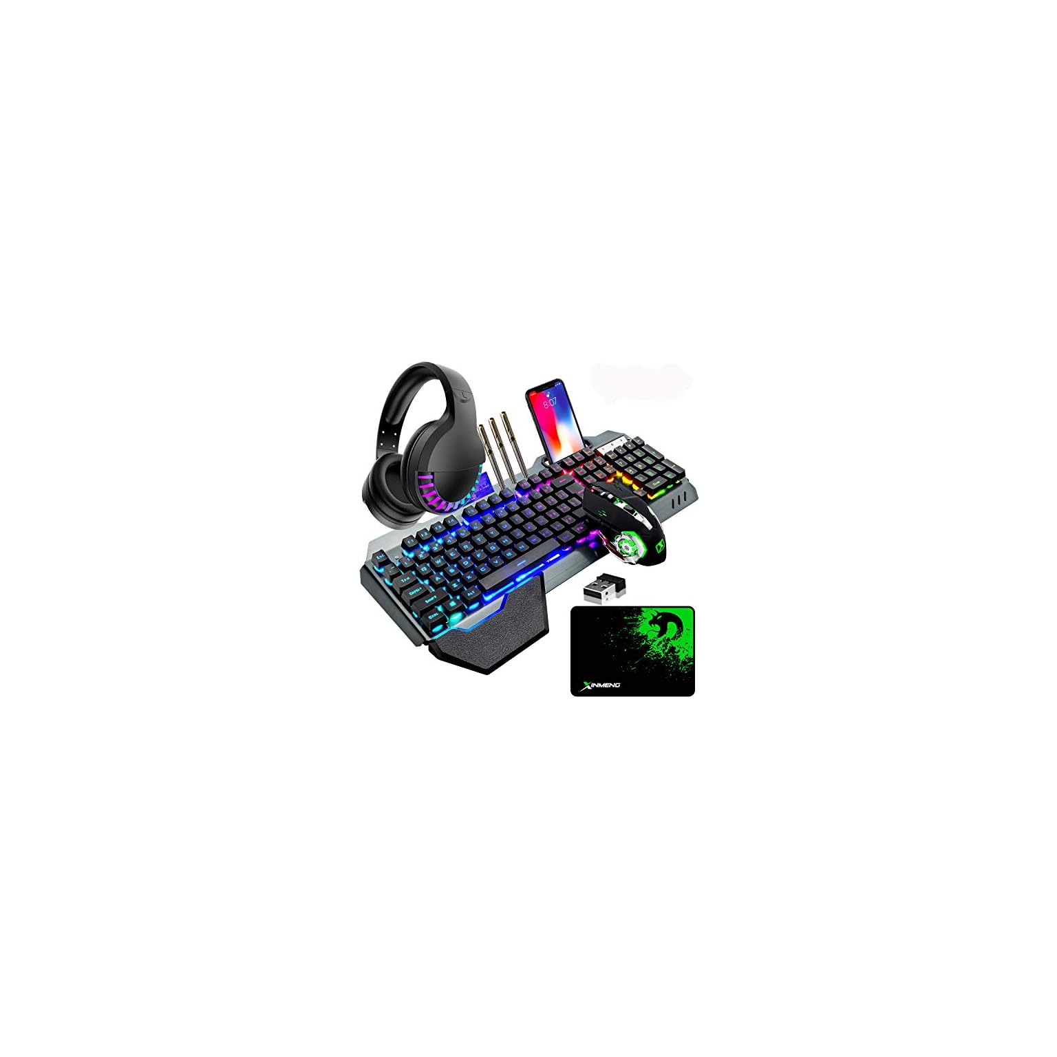 Deiog Rechargeable RGB Gaming Keyboard - Shop UK