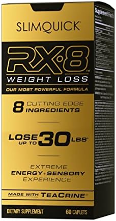 Slimquick Pure RX-8, powerful dietary supplement, 60 Count, lose 3x the ...