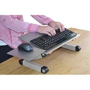 WorkEZ Keyboard and Mouse Tray ergonomic adjustable height angle ...