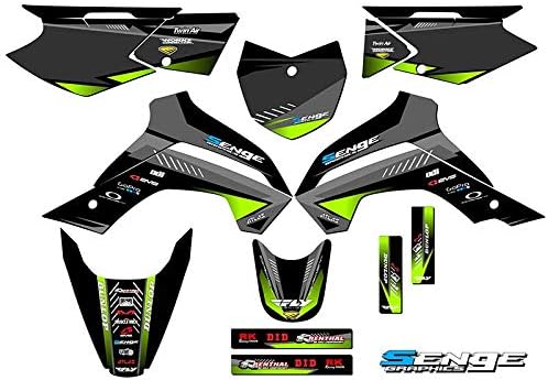 Amazon.com: 2019-2020 KLX 140 & 140L, Surge Black Complete Senge ...
