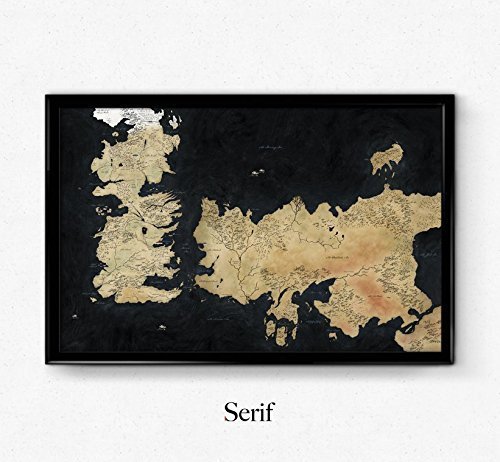 Buy Game of thrones , Westeros, of Westeros, movie , art print - 8.5x11 ...