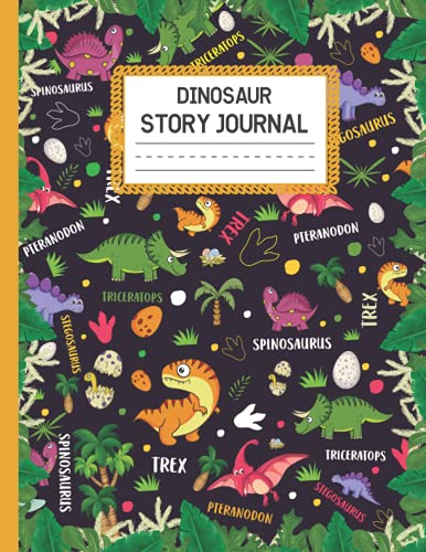 Dinosaur Draw & Write Primary Journal: Dino Composition Notebook with ...