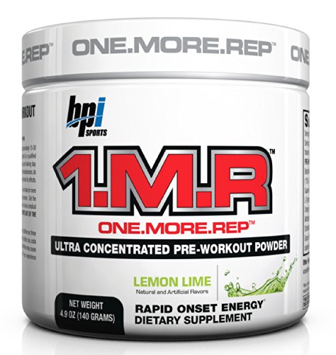 BPI Sports 1.M.R Ultra Concentrated Pre-Workout Powder, Lemon-Lime, 4.9 ...
