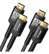 Amazon.com: 4K HDMI Cable 2 Pack 6ft, JSAUX 18Gbps High Speed HDMI 2.0 ...