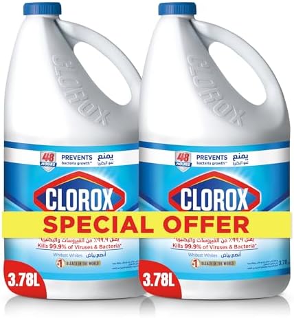 Clorox Liquid Bleach Original, 2 X 3.78 L price in UAE | Amazon UAE ...