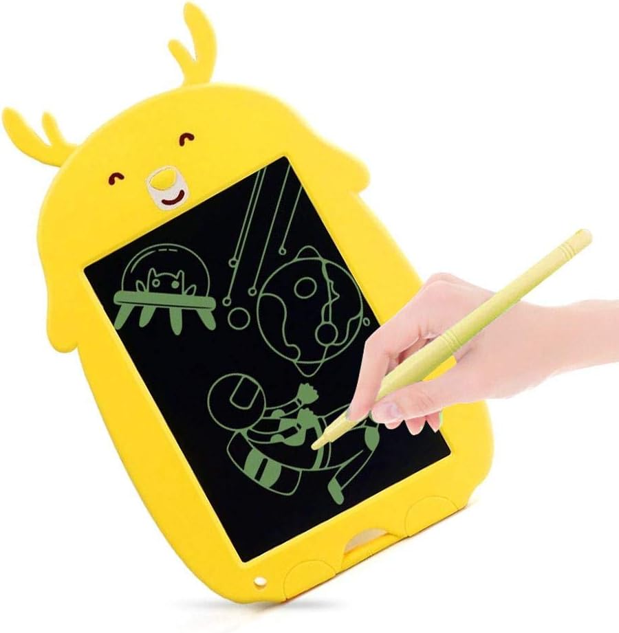 LCD Writing Tablet Kids 8.5 Inch, Womdee Cute Cartoon Electronic Doodle ...
