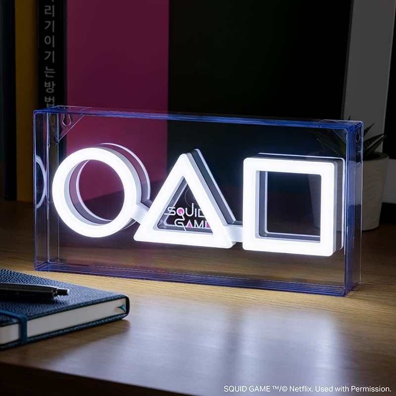 Squid Game LED Logo Neon Light - Officially Licensed Merchandise ...