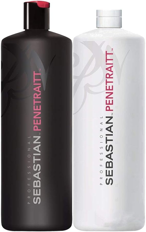 Kit Wella Professional Sebastian Penetraitt Fortalece Hair 1L: Amazon ...