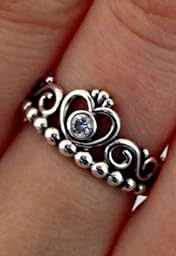 Amazon.com: Pandora 190880cz My Princess Ring Size 7.5: Jewelry