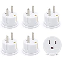 EU Plug Adapter 16A 250V EU Travel Adapter Converter Round, 58% OFF