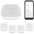 YoLink Smart Home Starter Kit: Water Sensor 4-Pack & Hub Kit - Sensor Compatible with Alexa and ...