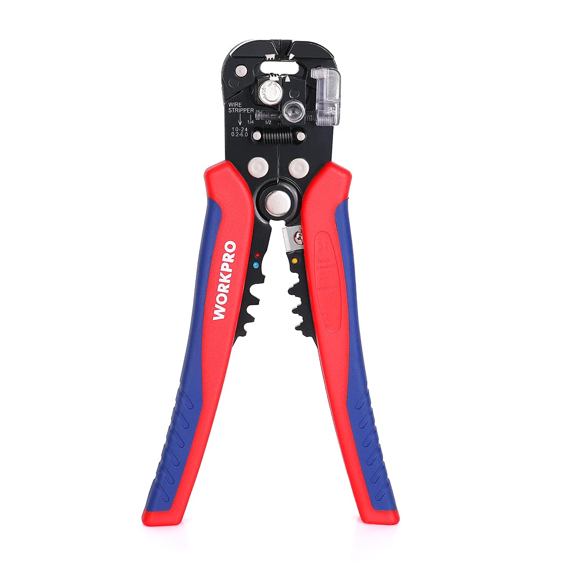WORKPRO Self Adjusting Wire Stripper, 3-in-1 Automatic Wire Stripper ...