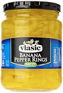 Amazon.com : Vlasic Banana Pepper Rings, Mild, 12 Ounce : Grocery ...