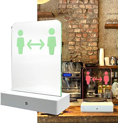 The Social Sign – Social Distancing Sign with Motion Sensor Lights ...