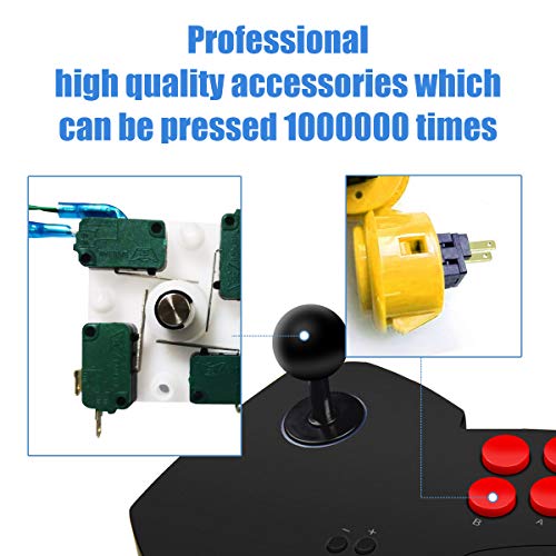 Arcade Fight Stick PC fightstick Multi-Function Joystick for PS3 Switch ...