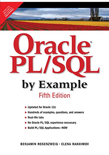 Oracle Pl/Sql By Example, 5/E: Benjamin Rosenzweig: 9789332552005 ...
