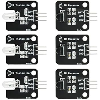 Amazon.com: 38kHz Infrared (IR) Receiver Module for Arduino and Remote Controlled Electronic ...