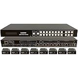 Amazon.com: 8x16 HDbaseT 4K Matrix SWITCHER 8x8 16x16 with 8 Receivers ...