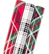 Amazon.com: MAYPLUSS Christmas Wrapping Paper Roll - Mini Roll - 17 inch X 120 inch Per roll - 3 ...