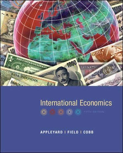 International Economics: Appleyard,Dennis, Field,Alfred, Cobb,Steven ...