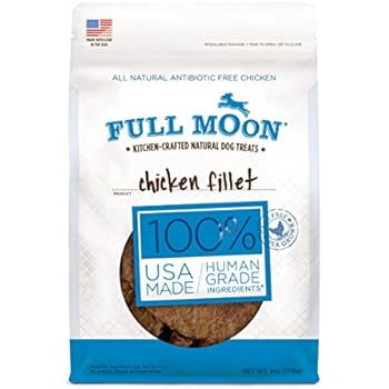 Amazon.com : Full Moon All Natural Human Grade Dog Treats, Chicken ...