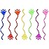 Amazon.com: Vinyl Glitter Sticky Hands 1 1/4" (72 count): Toys & Games
