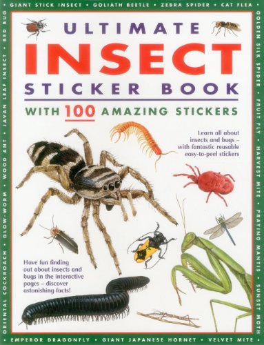 Ultimate Insect Sticker Book: With 100 Amazing Stickers: Armadillo ...