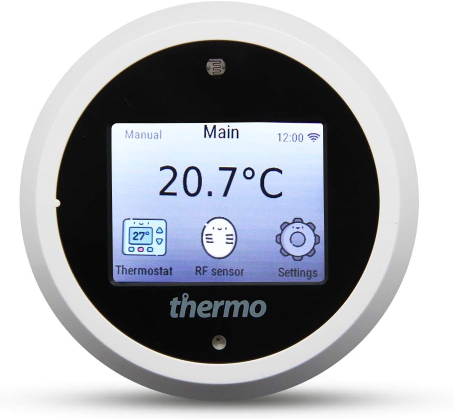 PS Thermo Smart Wi-Fi Programmierbarer Thermostat mit eingebautem LCD ...