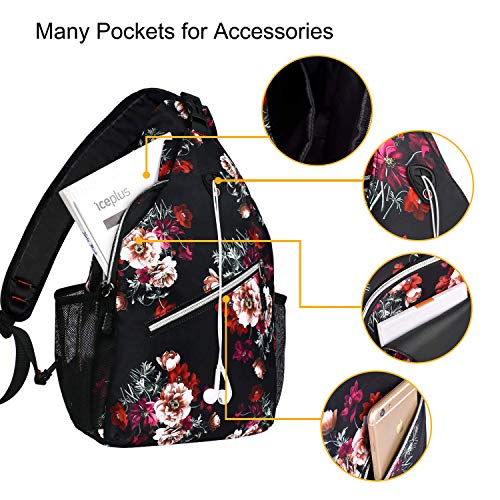 MOSISO 13 inch Sling Backpack One Shoulder Bag, Cottonrose | Pricepulse