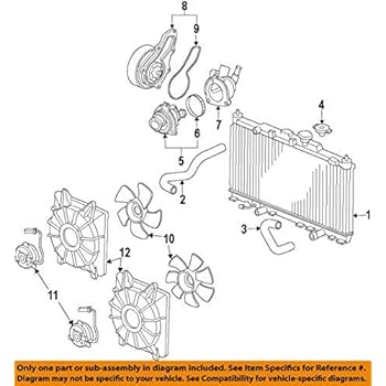 Amazon.com: Genuine Honda 19200-5A2-A01 Water Pump Assembly: Automotive