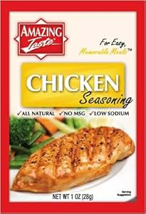 Amazon.com : Amazing Taste Chicken Seasoning Bundle (10 Packets- 1 oz ...