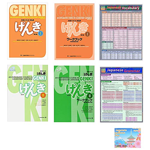 GENKI 1 ( Third Edition ) 2 ( Second Edition ) Textbook And Workbook ...