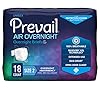 Prevail AIR Overnight Incontinence Briefs - Unisex Adult Incontinence ...
