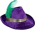 Amazon.com: Mardi Gras Pimp Party Fedora, 6" x 14": Toys & Games