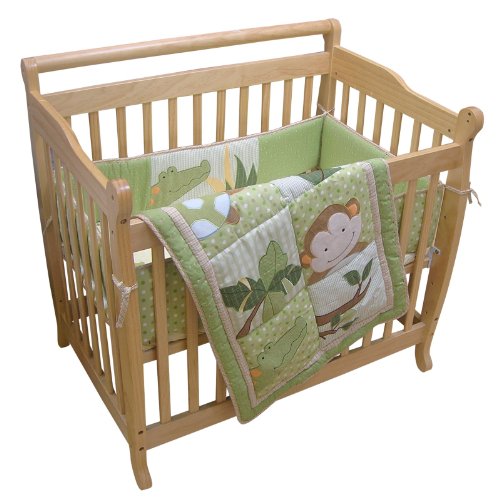 Lambs & Ivy Papagayo Mini Crib Set, Green (Discontinued by Manufacturer ...