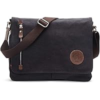 Amazon.com: AUGUR Messenger Bag,Casual Shoulder Sling Bag Canvas ...