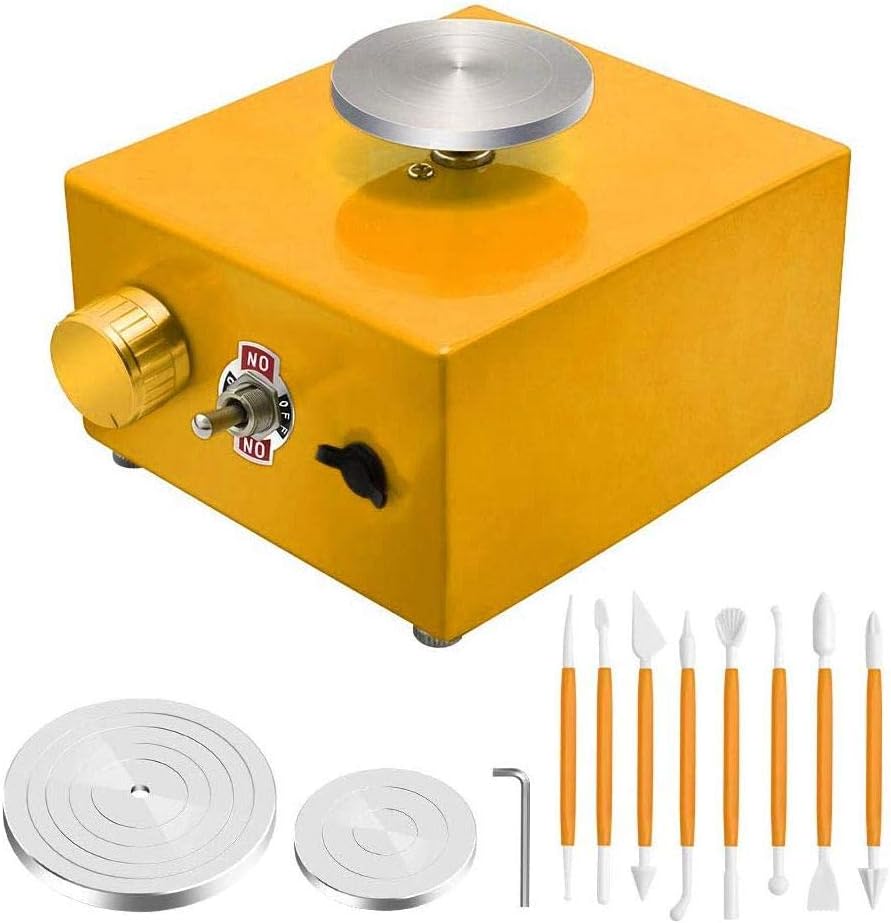 Niome Mini Pottery Wheel Machine, Electric Pottery Wheel Forming ...