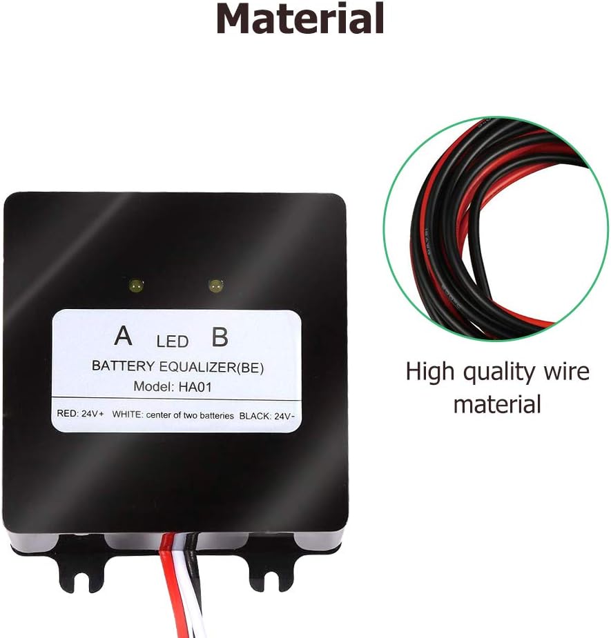 SolaMr 24V Battery Equalizer 2x12V Battery Balancer Equalizer for Gel ...