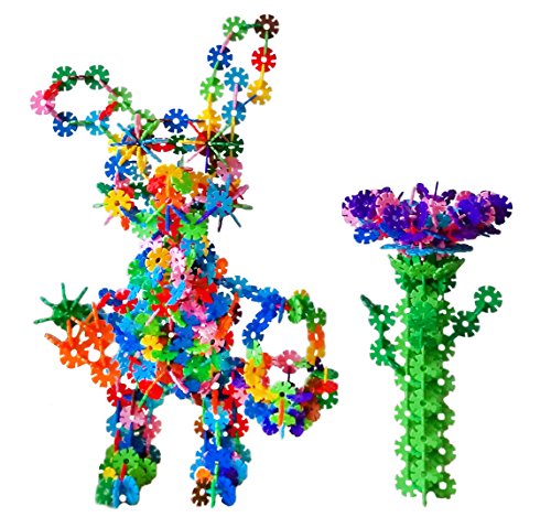 Brain Flakes 500 Piece Set, Ages 3+, Interlocking Plastic Disc Toy for ...