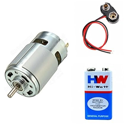 SHOPEE 12V DC Motor Multipurpose Brushed Motor with 1 Piece 9x HW ...