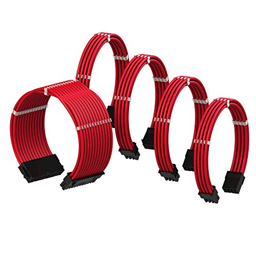 LINKUP - PSU Cable Extension Sleeved Custom Mod GPU PC Power Supply ...