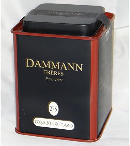 Dammann Teas 275 - Coquelicot Gourmand 80 g Tin: Amazon.co.uk: Grocery