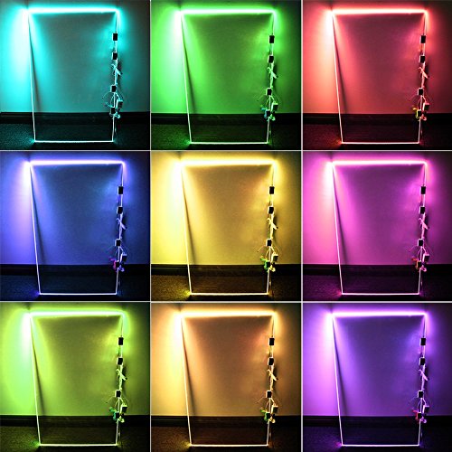 Купить RGB LED Glass Edge Lighting Kit: 4pcs RGB LED Glass Shelf Lights ...